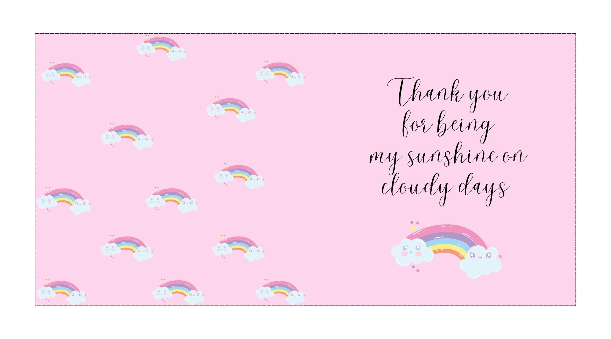 Printable Mini Thank You Card - Etsy