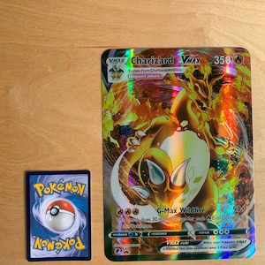 GIANT Pokemon Card Charizard Vmax Design B - Etsy