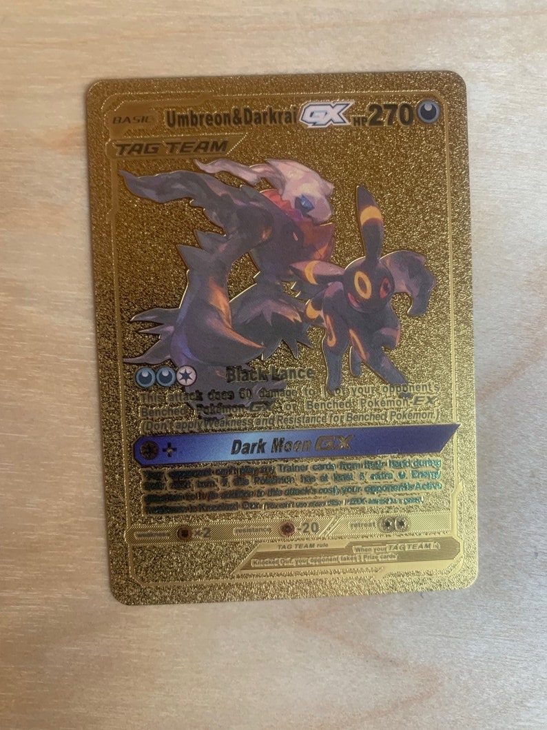 Pokemon Card Gold Foil Promo VMAX GX VSTAR Pikachu Charizard Zacian V ...