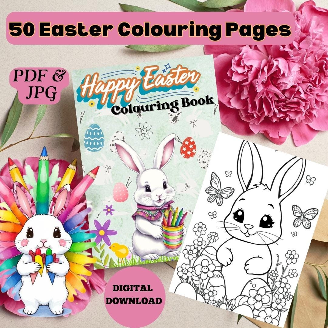 Easter Coloring Book for Kids | Fun Printable Easter Activity ...