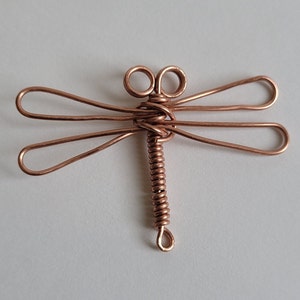 Copper Wire Dragonfly - Etsy
