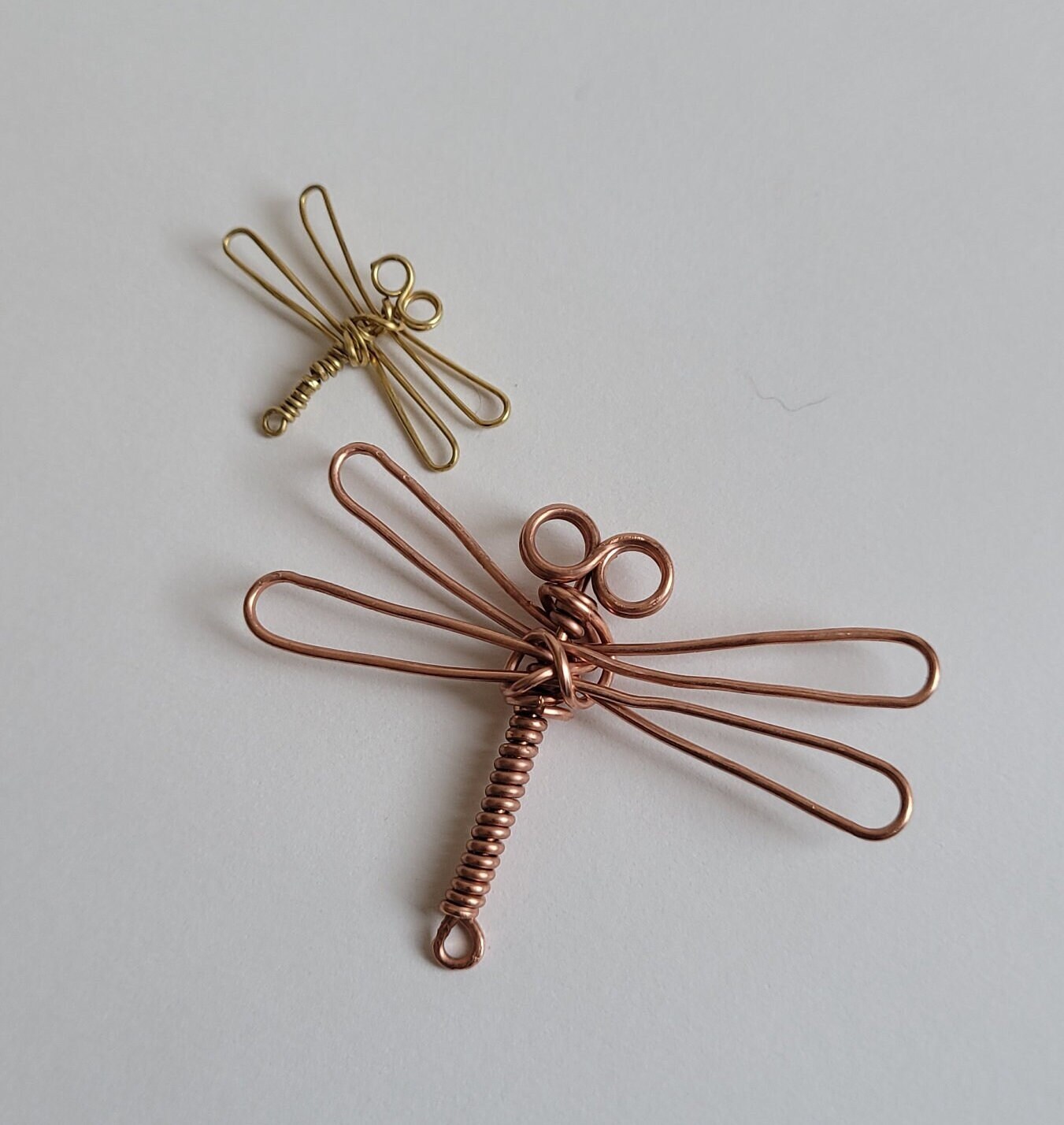 Copper Wire Dragonfly - Etsy
