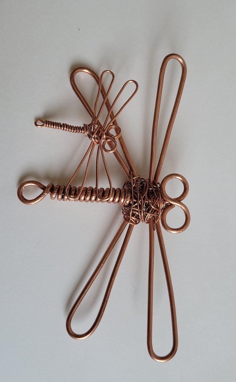 Copper Wire Dragonfly - Etsy