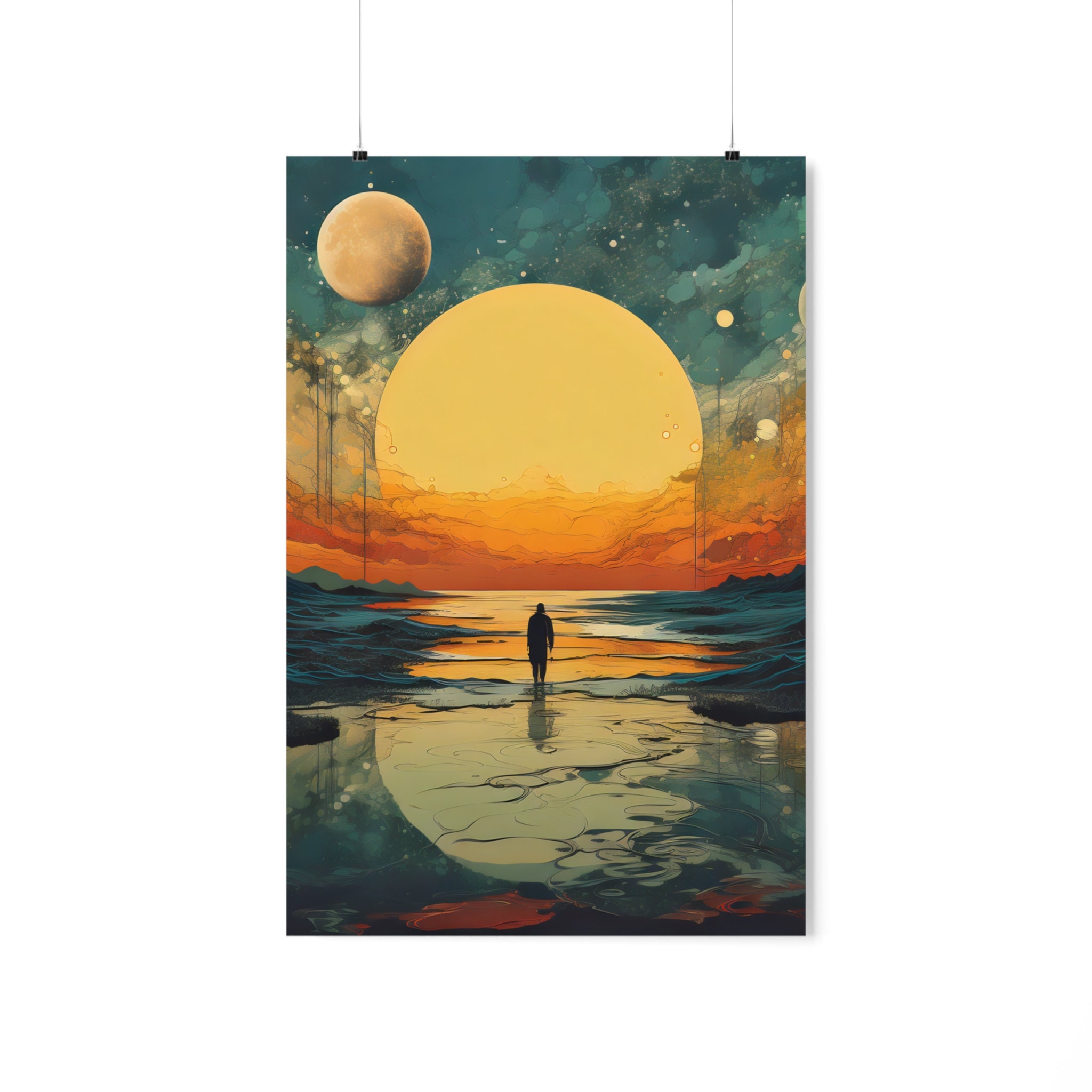 Sosho Spacewalker Poster #001 - Etsy