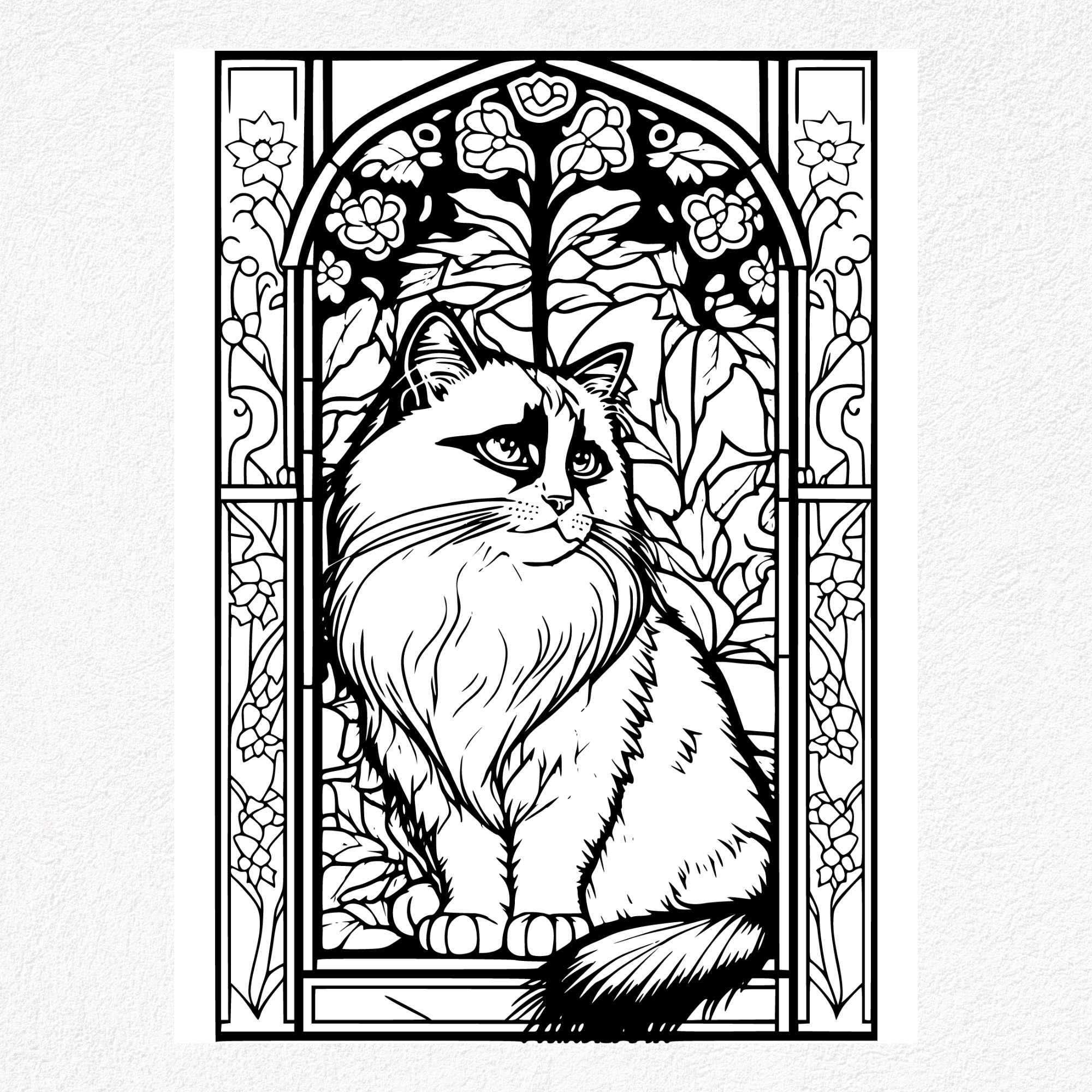 23 Ragdoll Cat Coloring Pages, Intricately Designed in a Mesmerizing ...