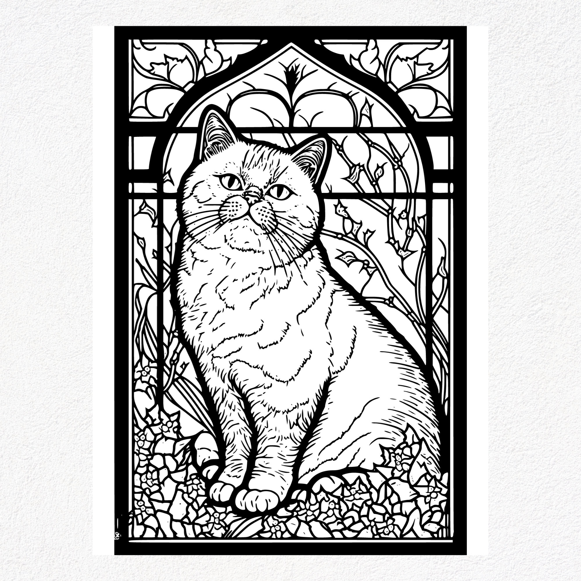 Printable Coloring Pages for Cat Enthusiasts British Shorthair Cats: 25 ...