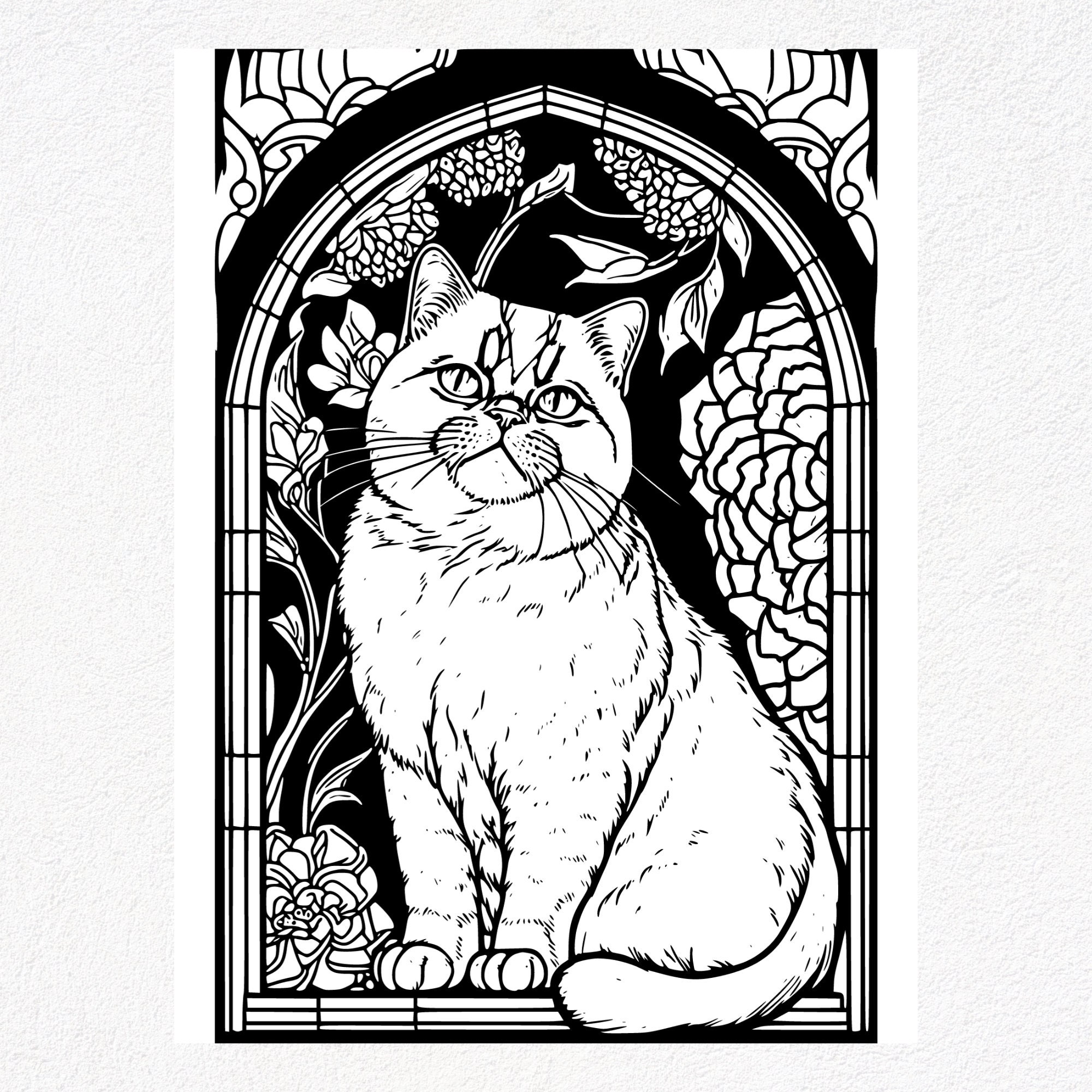 Printable Coloring Pages for Cat Enthusiasts British Shorthair Cats: 25 ...