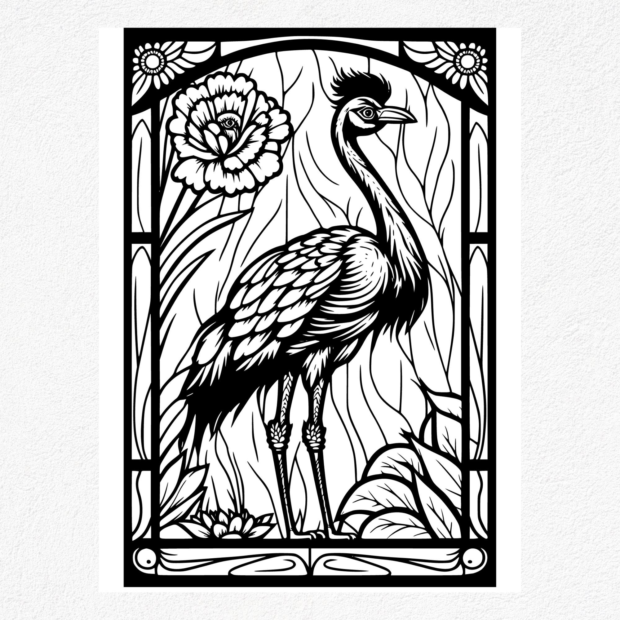 36 Ostrich Coloring Pages Printable Ostrich Coloring Sheets - Etsy