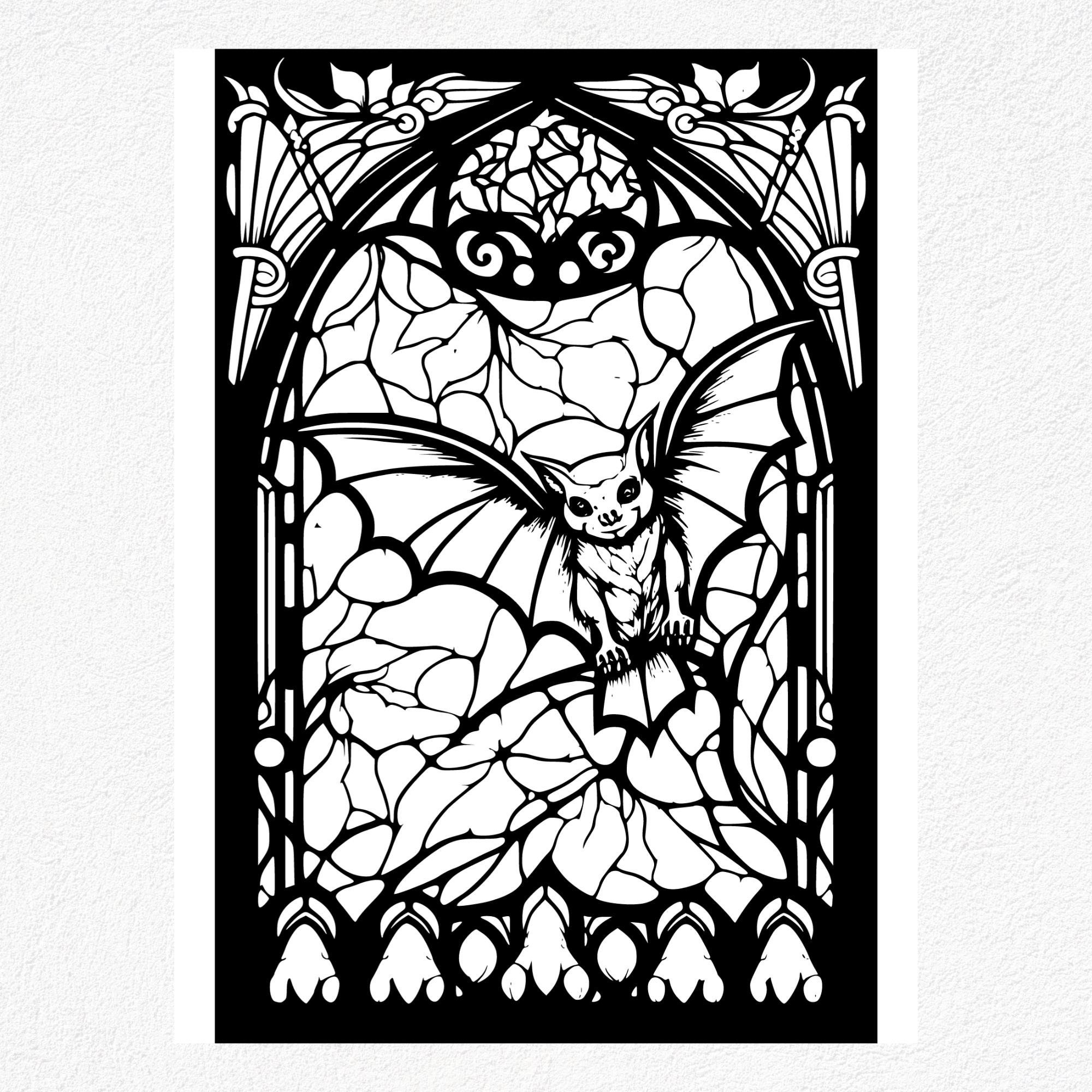 Bats Coloring Sheets Set 34 Unique Designs for Creative Fun - Etsy