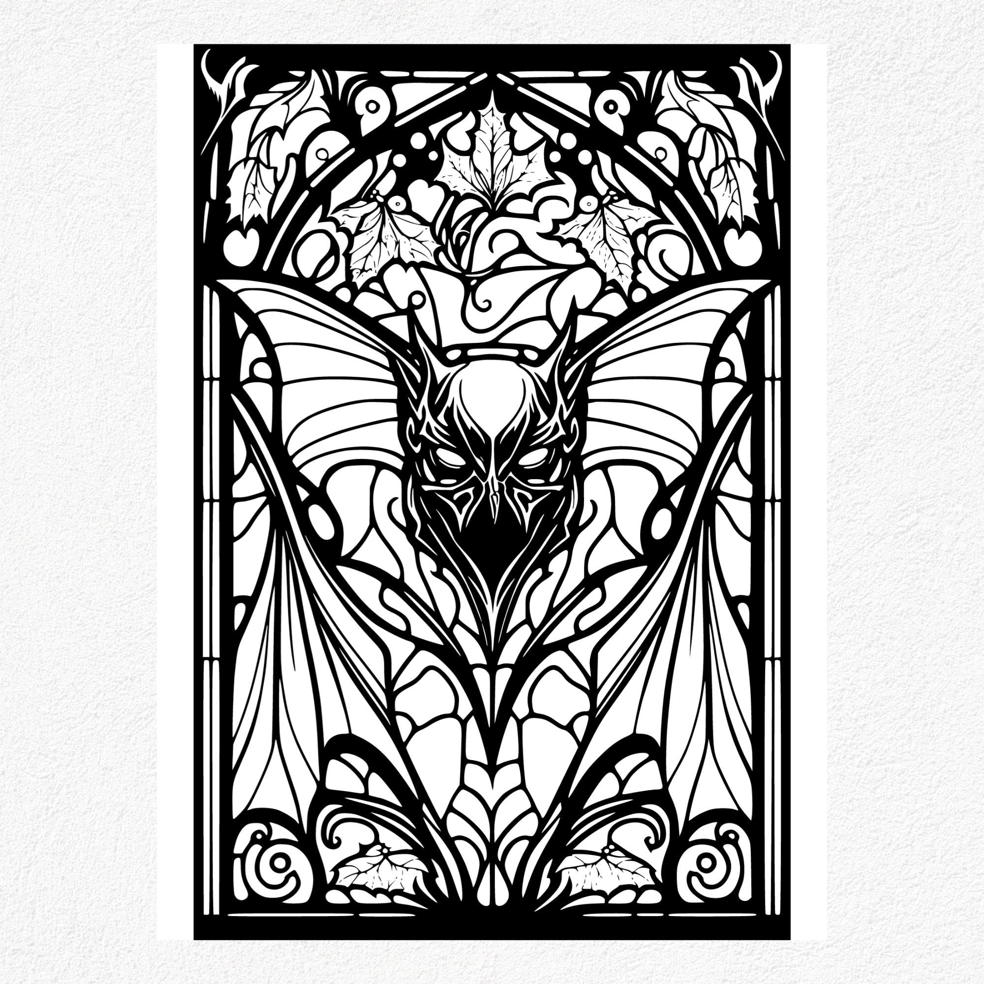 Bats Coloring Sheets Set - 34 Unique Designs for Creative Fun and ...