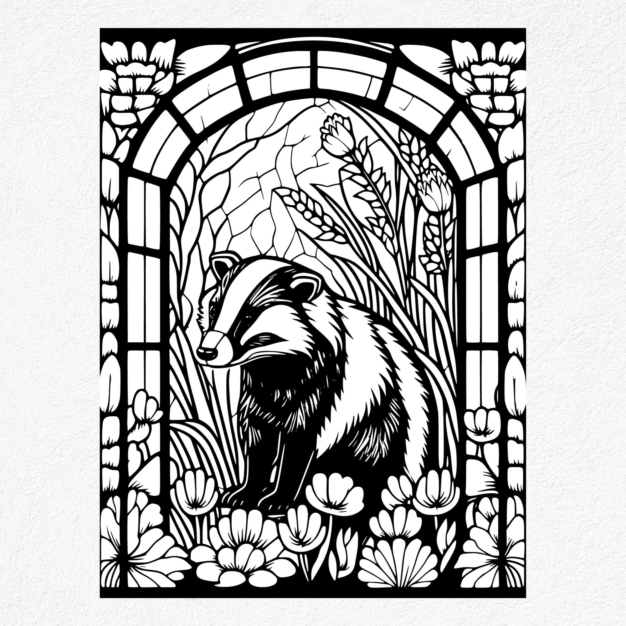34 Badger Coloring Pages - Woodland Animals Coloring Pages - Seniors ...
