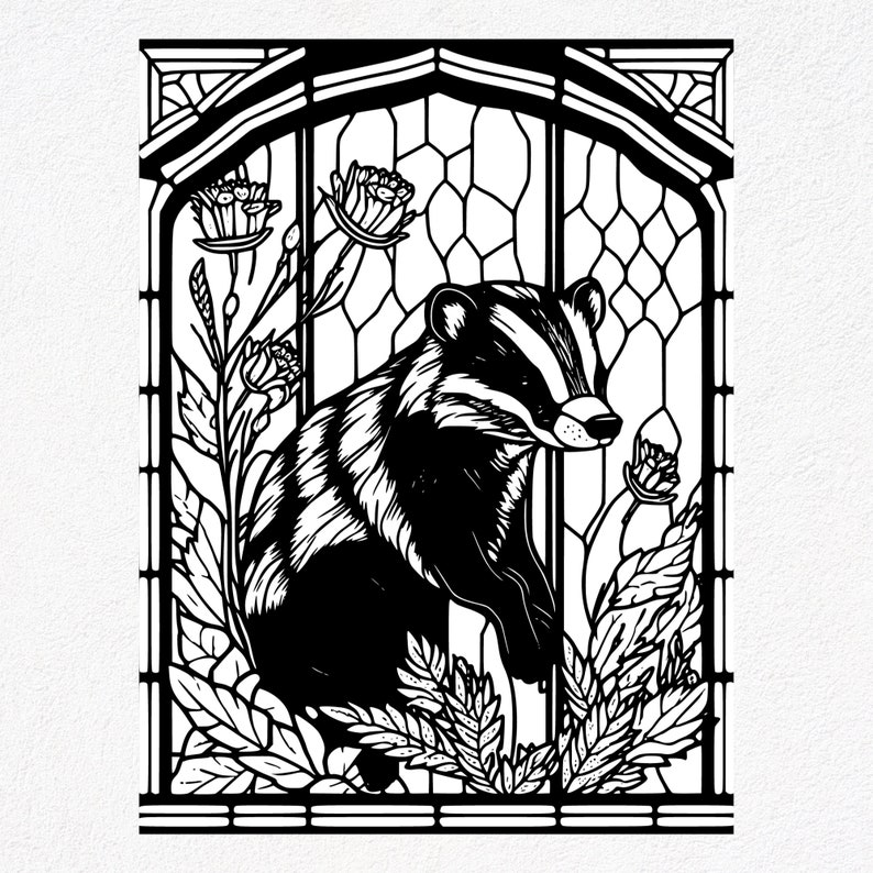 34 Badger Coloring Pages Woodland Animals Coloring Pages Seniors ...