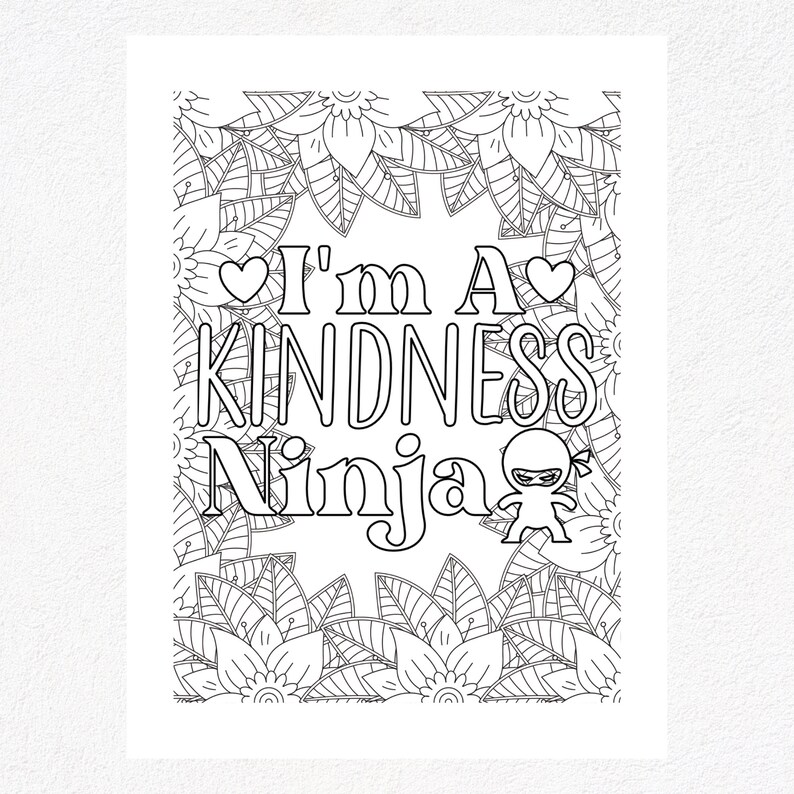 Stop Bullying Coloring Pages: Anti-bullying Activity (PDF) - Etsy