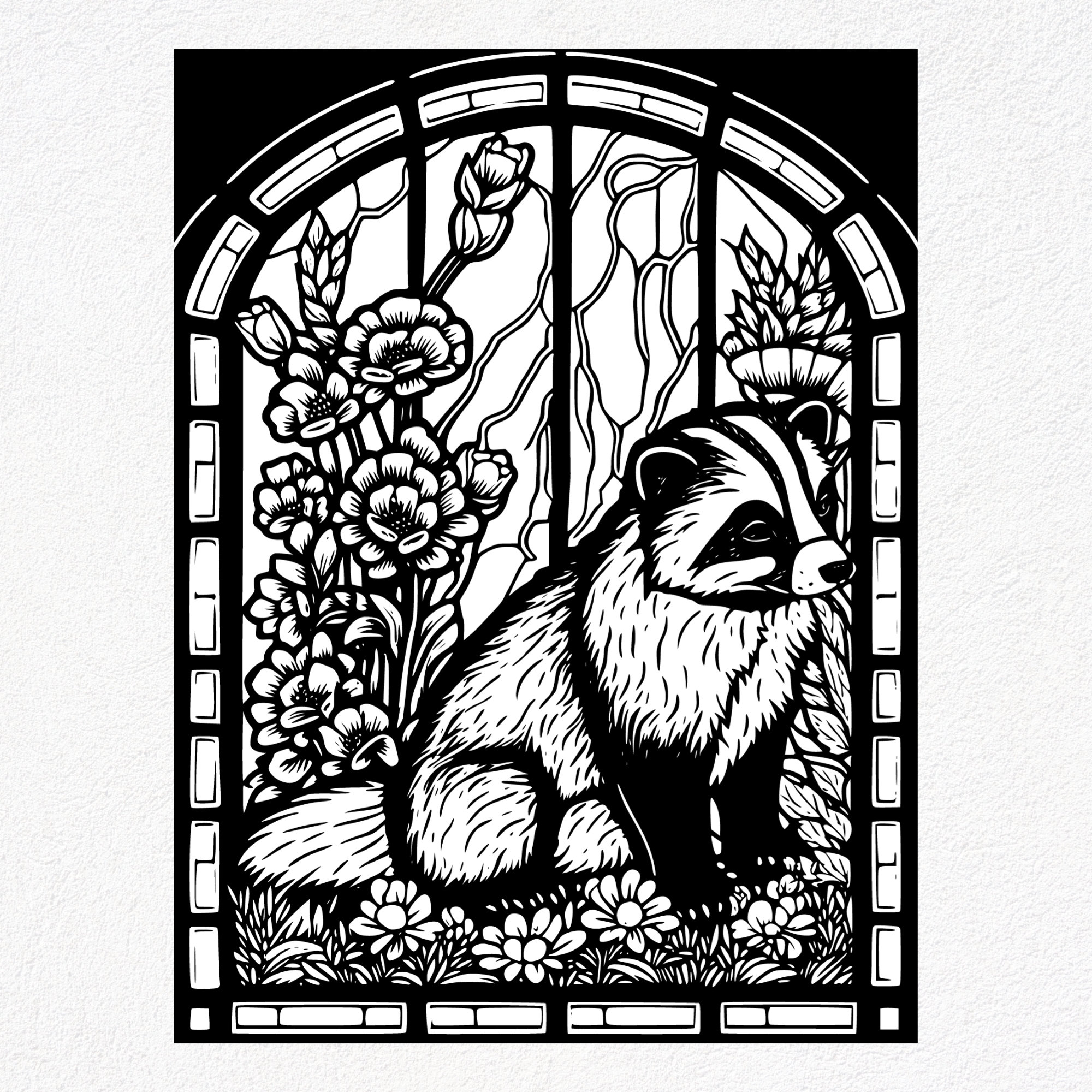 34 Badger Coloring Pages Woodland Animals Coloring Pages - Etsy