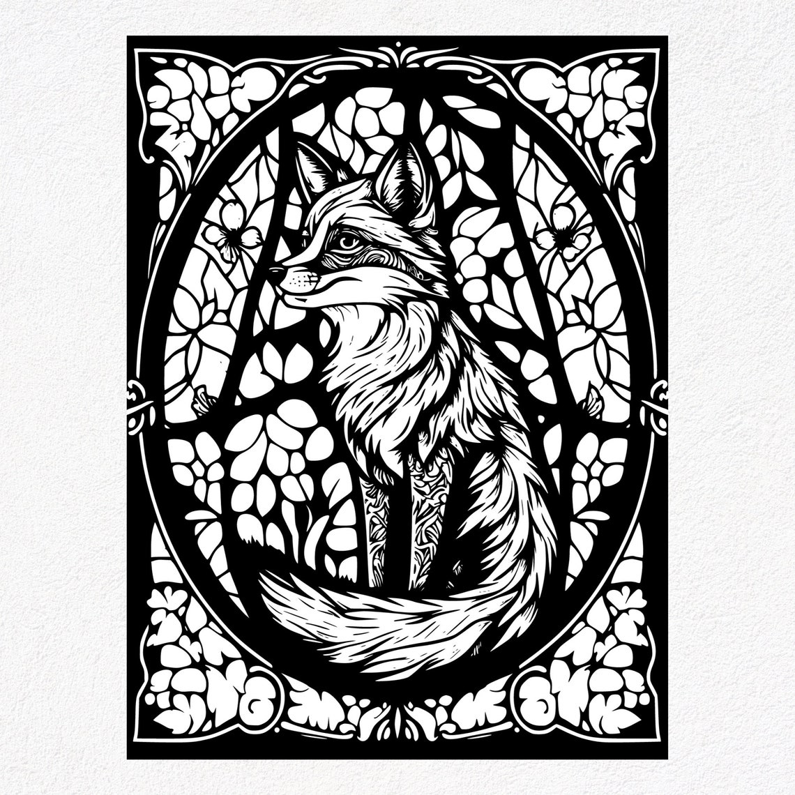 32 Fox Coloring Pages, Instant Download, Woodland Animals Coloring ...