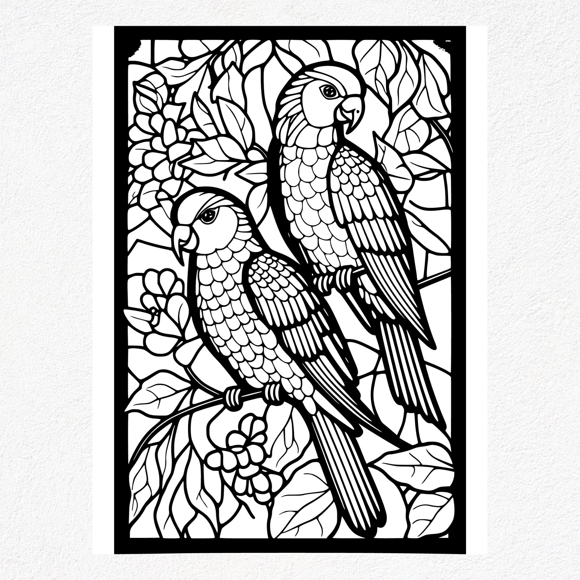 24 Parrot Coloring Pages - Tropical Bird Art for Relaxation and ...