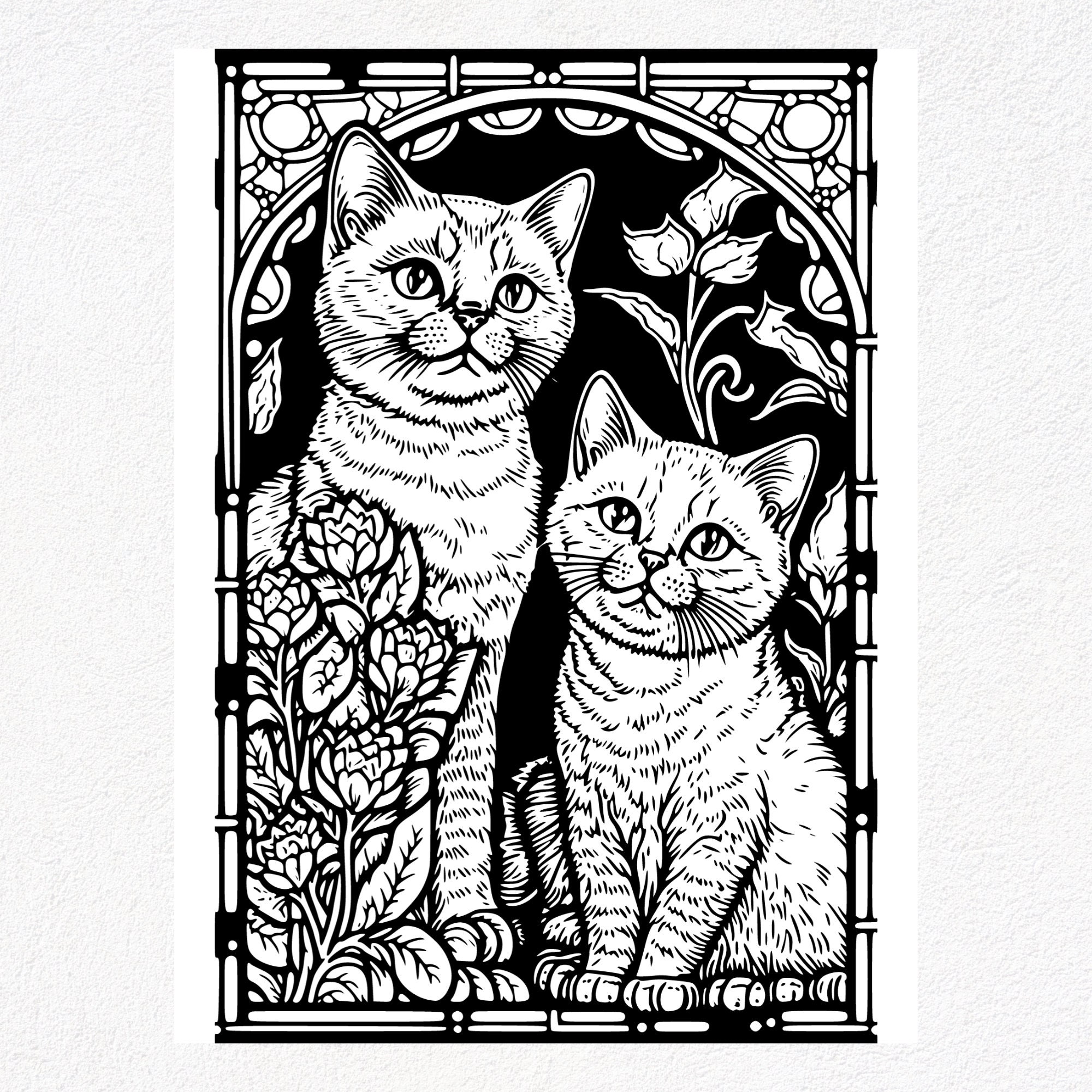 Printable Coloring Pages for Cat Enthusiasts British Shorthair Cats: 25 ...
