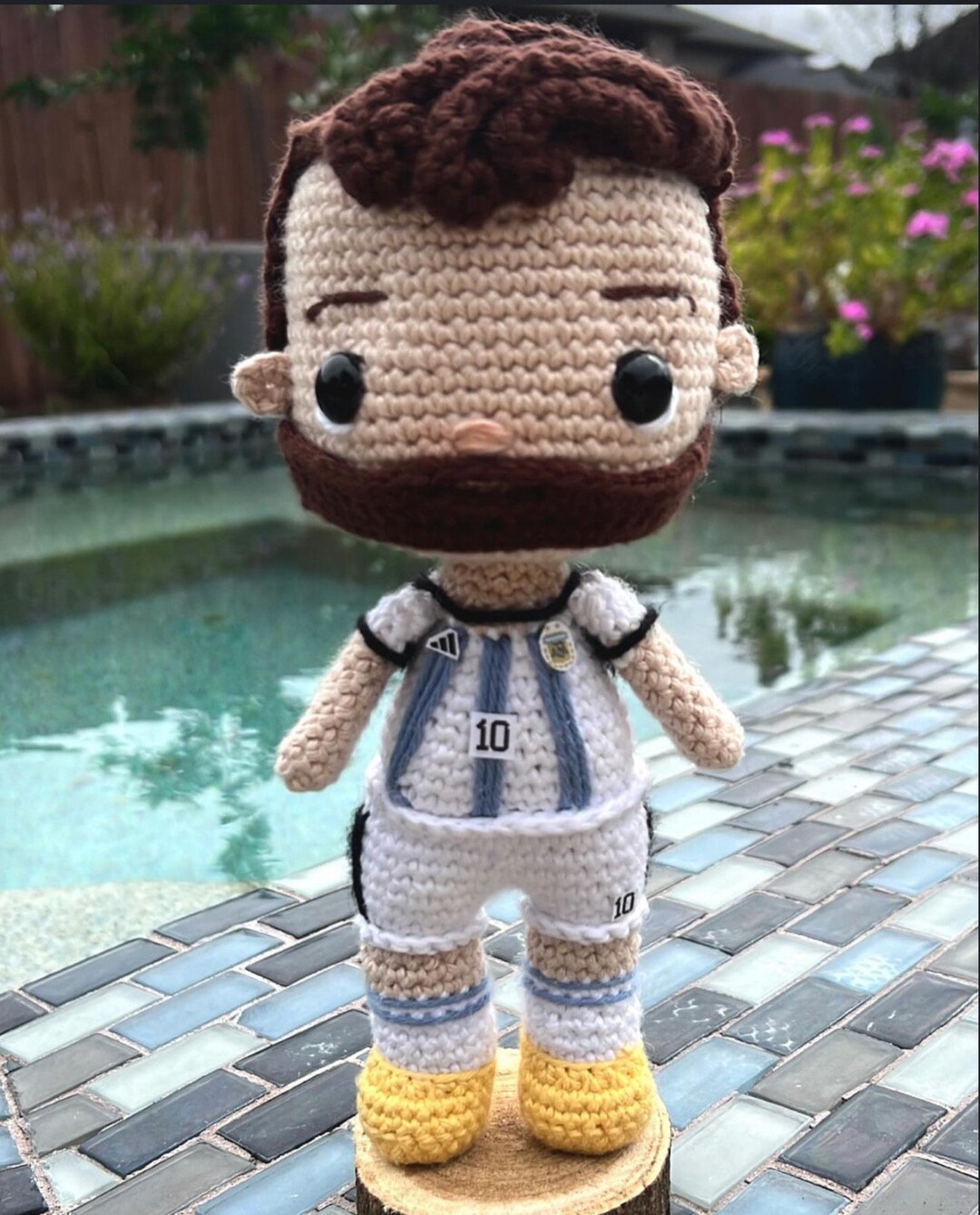 Messi Crochet Doll - Etsy