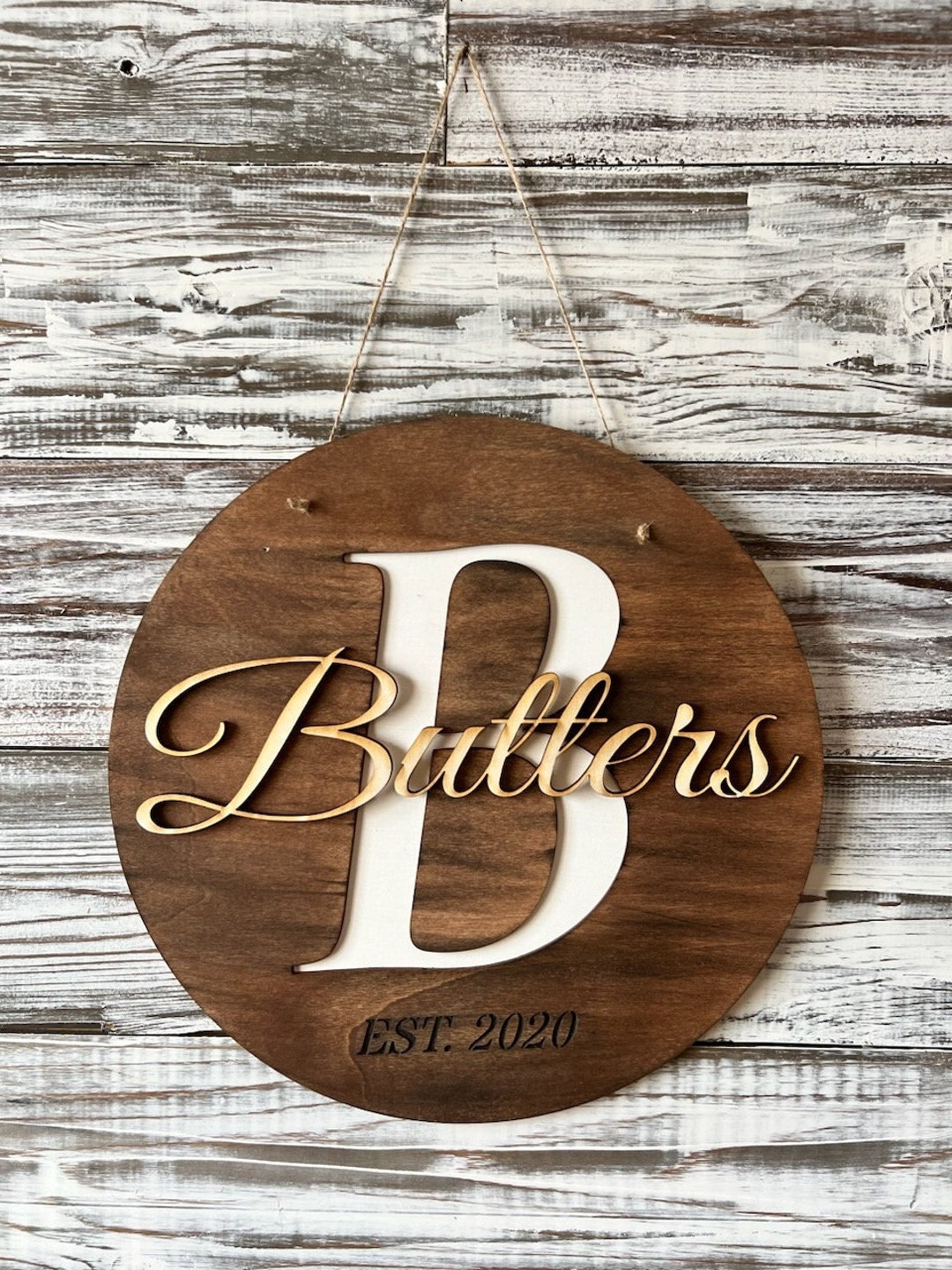 12 Customizable Monogram Signs - Etsy