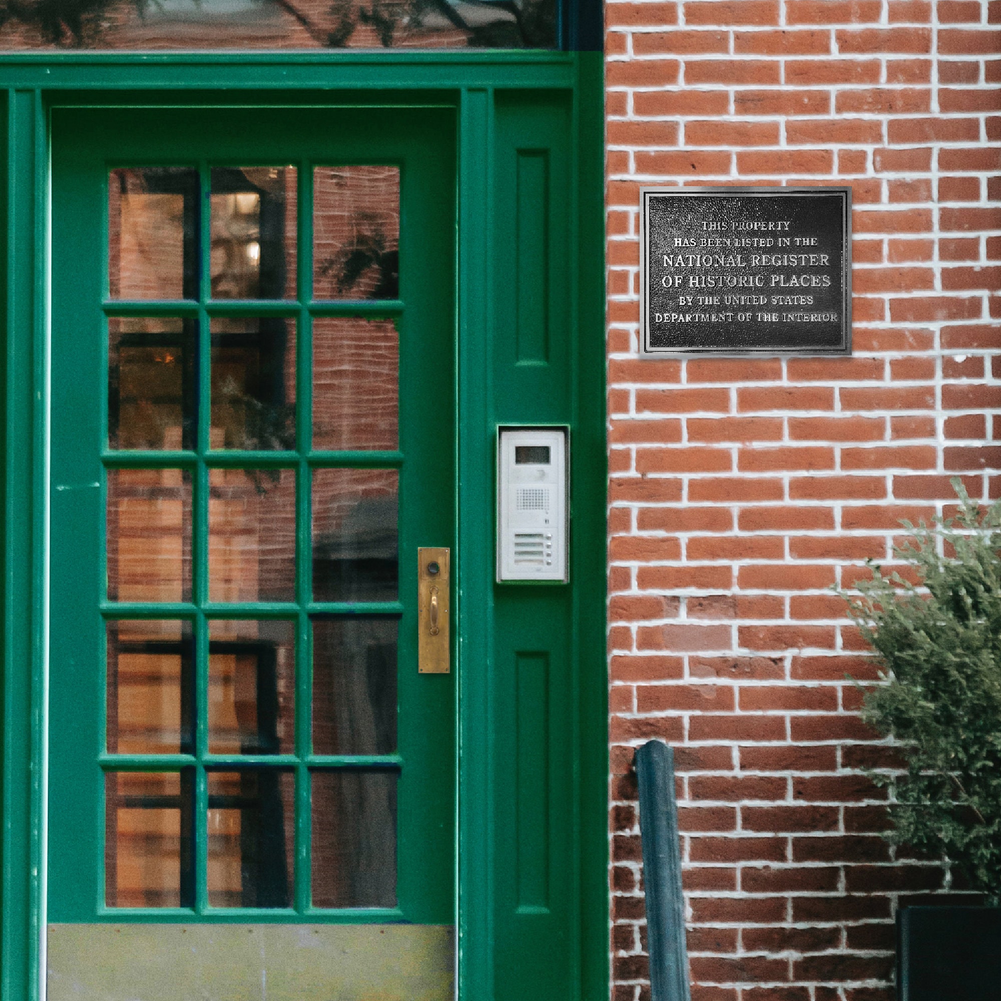 Solid Aluminum Standard National Register Plaque - Etsy