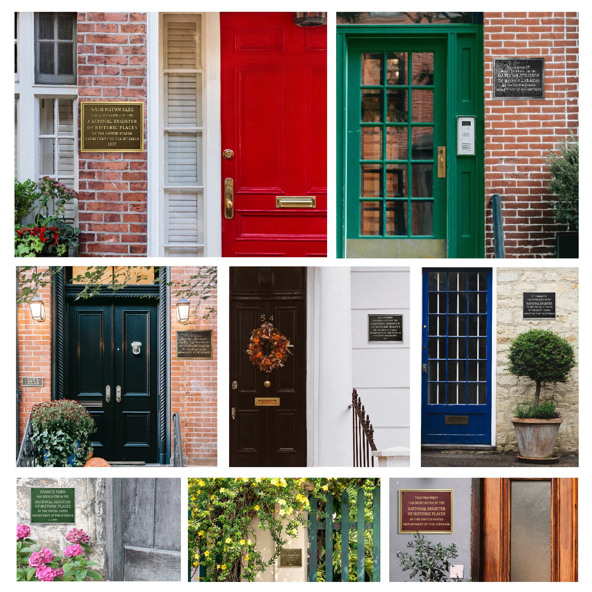 Solid Bronze Standard National Register Plaque - Etsy