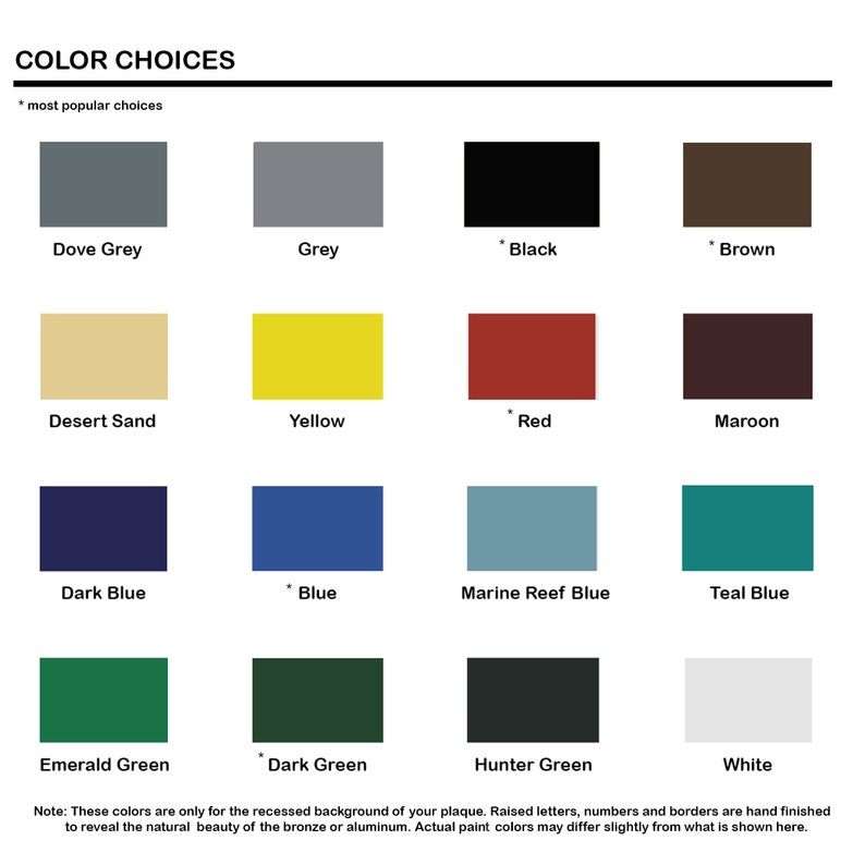 Solid Aluminum Standard National Register Plaque - Etsy