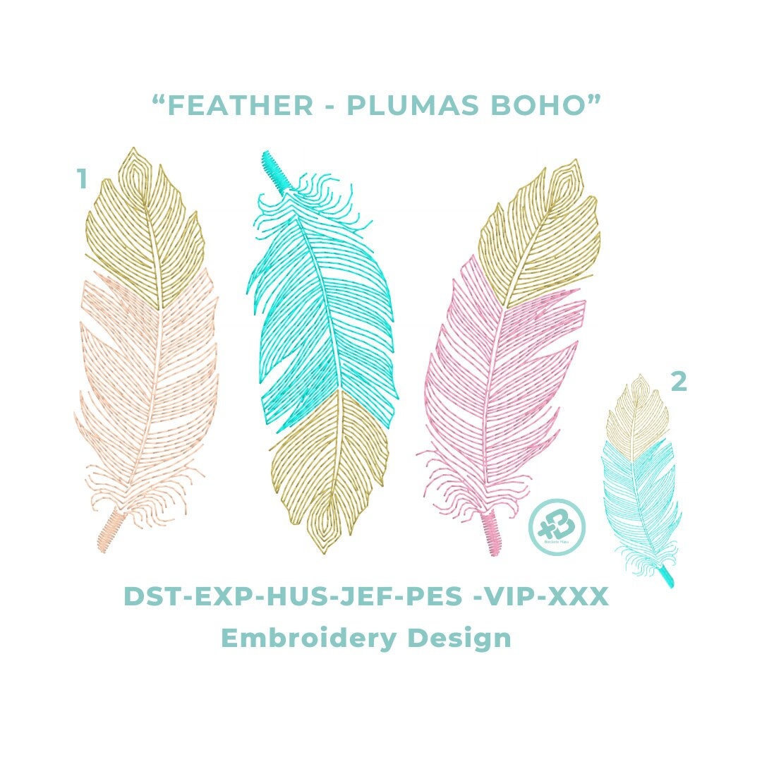 Light Urban Feather and Delicate Unique Designs, boho Style, Feather ...