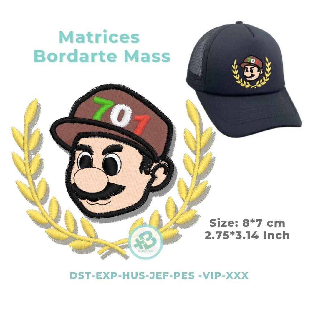 Super Chapo Bros Mexico 701 Premium Embroidery Design Embroidery Matrix ...