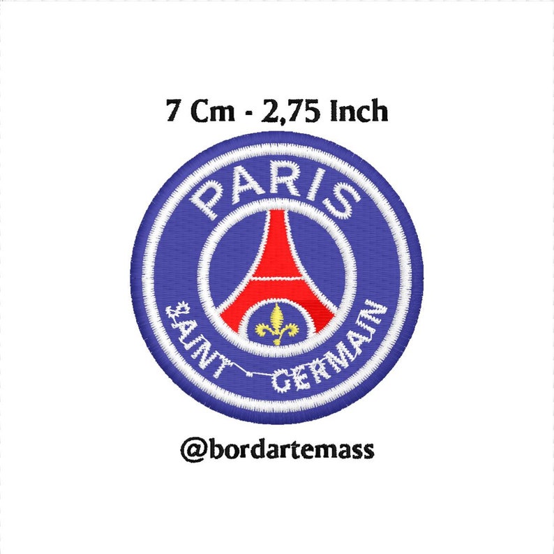 PSG Paris Saint Germain Embroidery Design . Embroidery Matrix. - Etsy