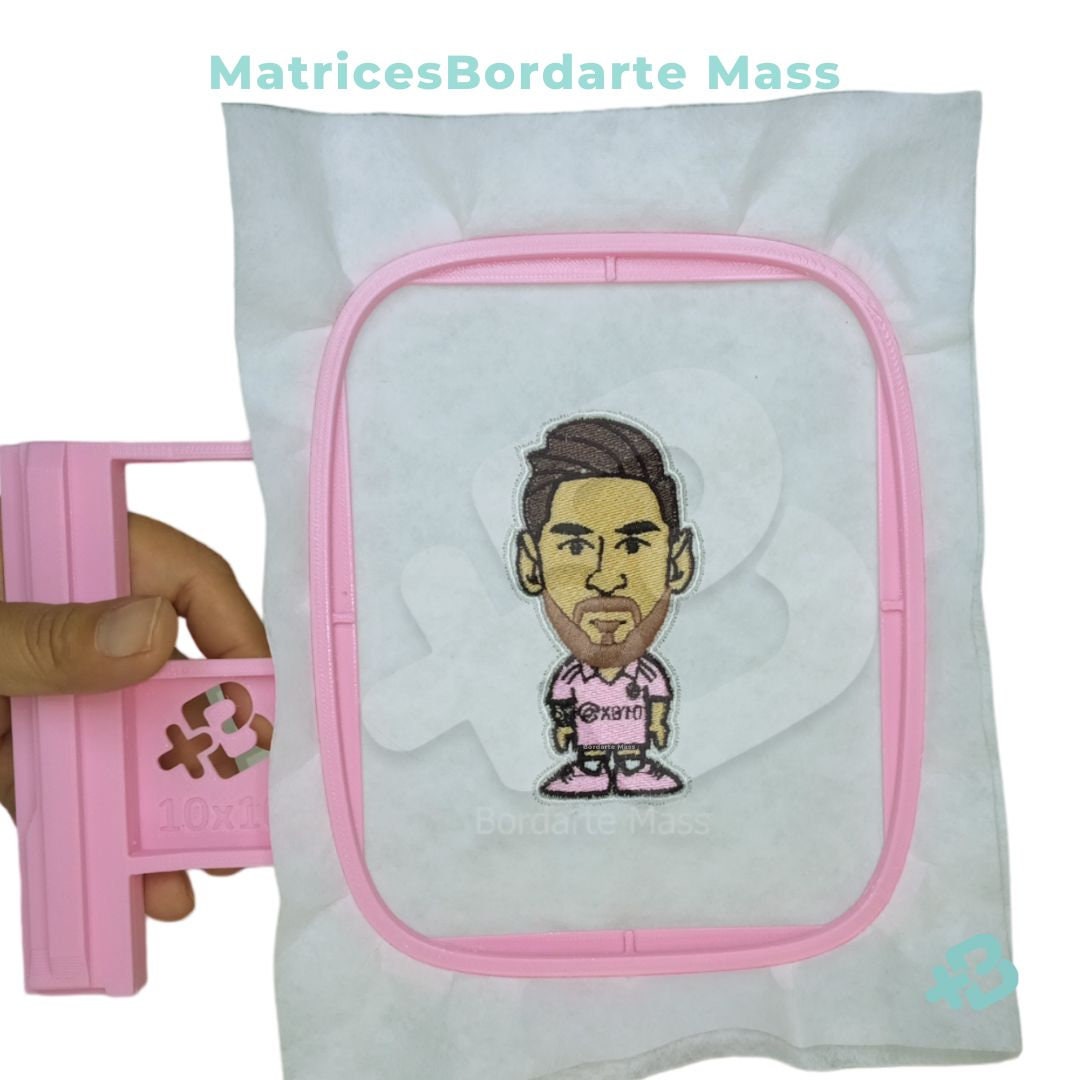 Inter Miami Football Soccer Player Messi Cartoon Sports - Etsy