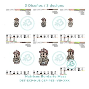 Super Chapo Bros Embroidery Design 3 Sizes Embroidery Matrix. Mario El ...