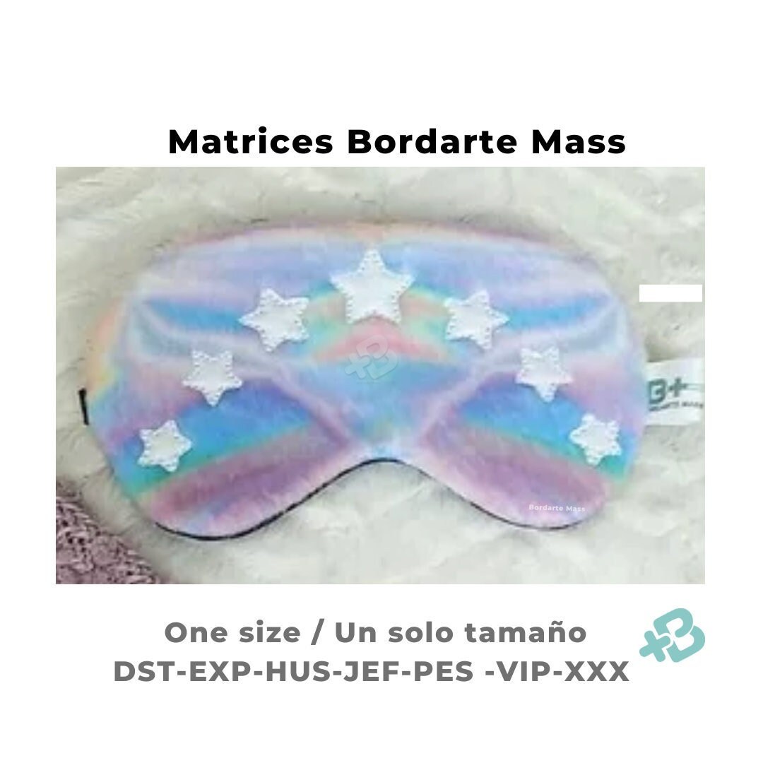 Stars Sweet Dreamer, Sleep Mask Embroidery Design, Sleep Mask, Machine ...