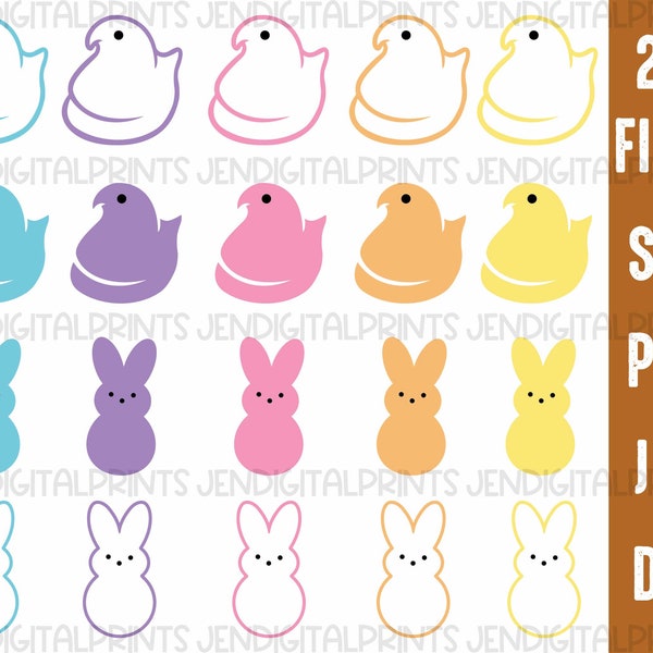 Easter Peeps - Etsy