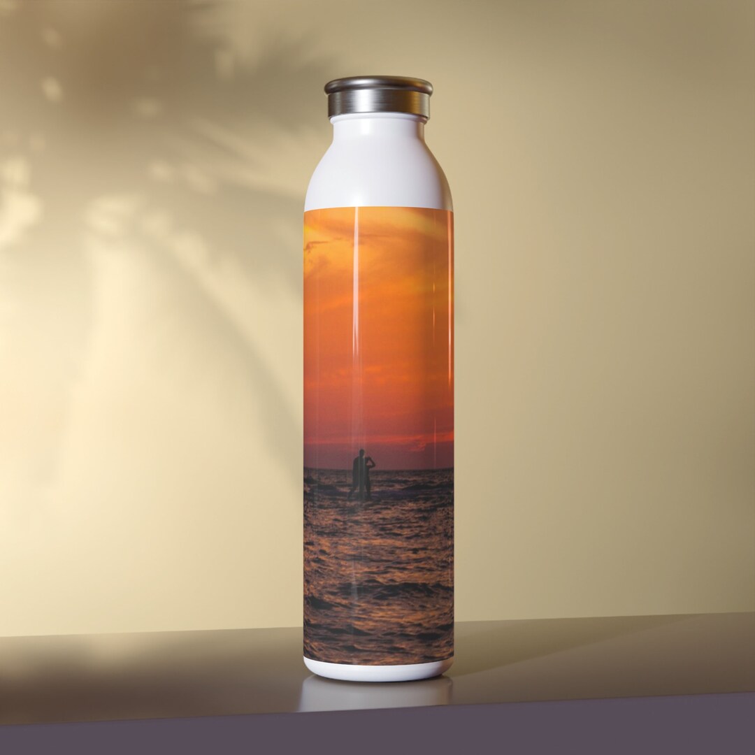 Fire Slim Water Bottle Slim Water Bottle 20oz Double-wall Stainless ...
