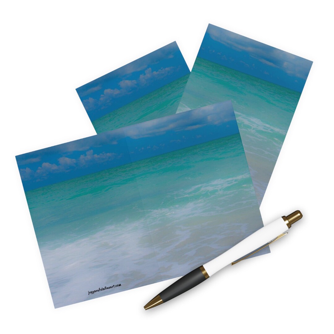 Indigo Heart Greeting Cards 5 Pack Custom Greeting Cards 5 Pack Semi ...
