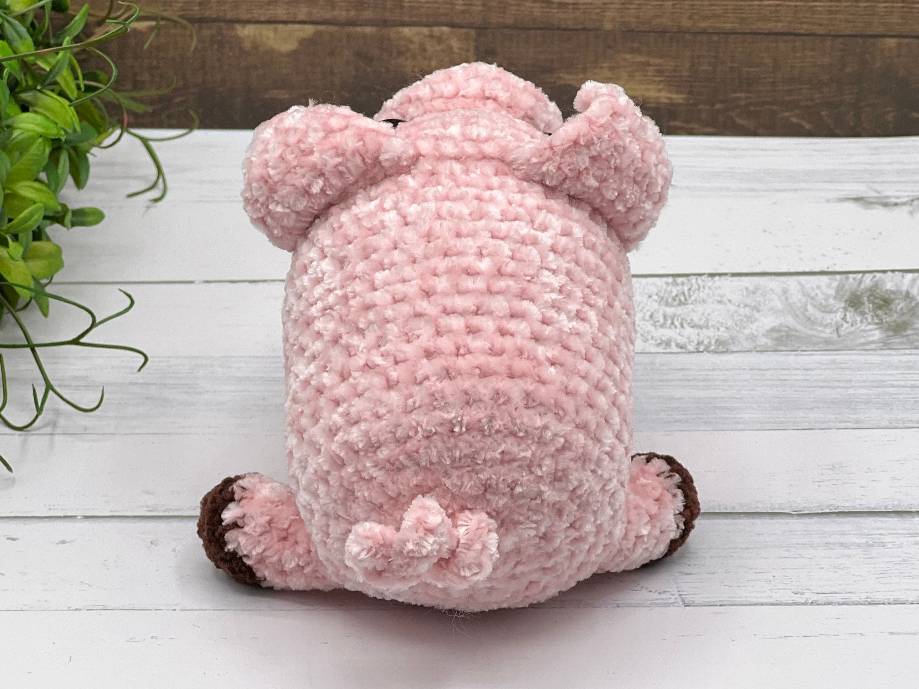 NO SEW Crochet Cute Little Piggy PATTERN, Amigurumi Pig Tutorial ...