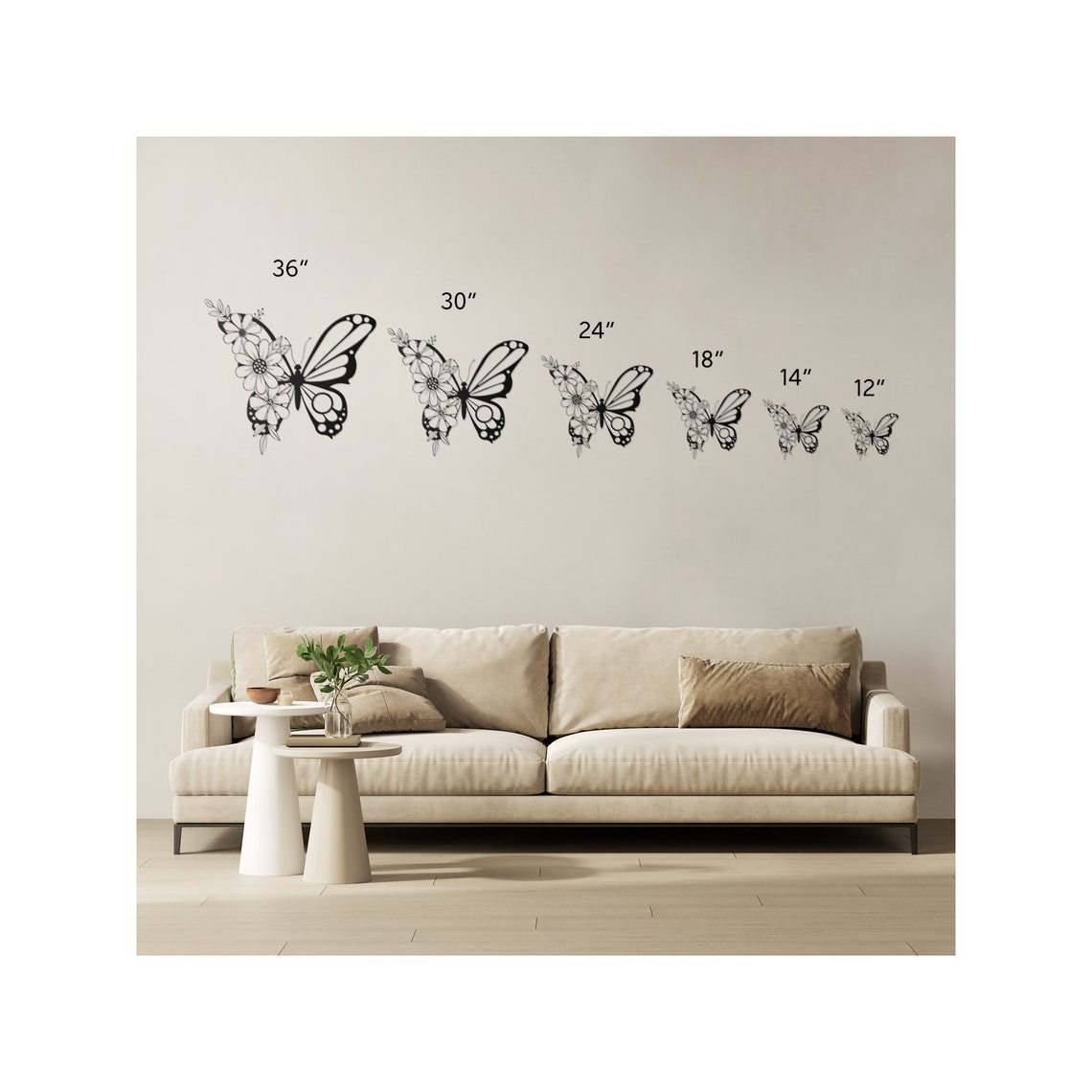 Spring Butterfly Metal Wall Art Home Decor - Etsy