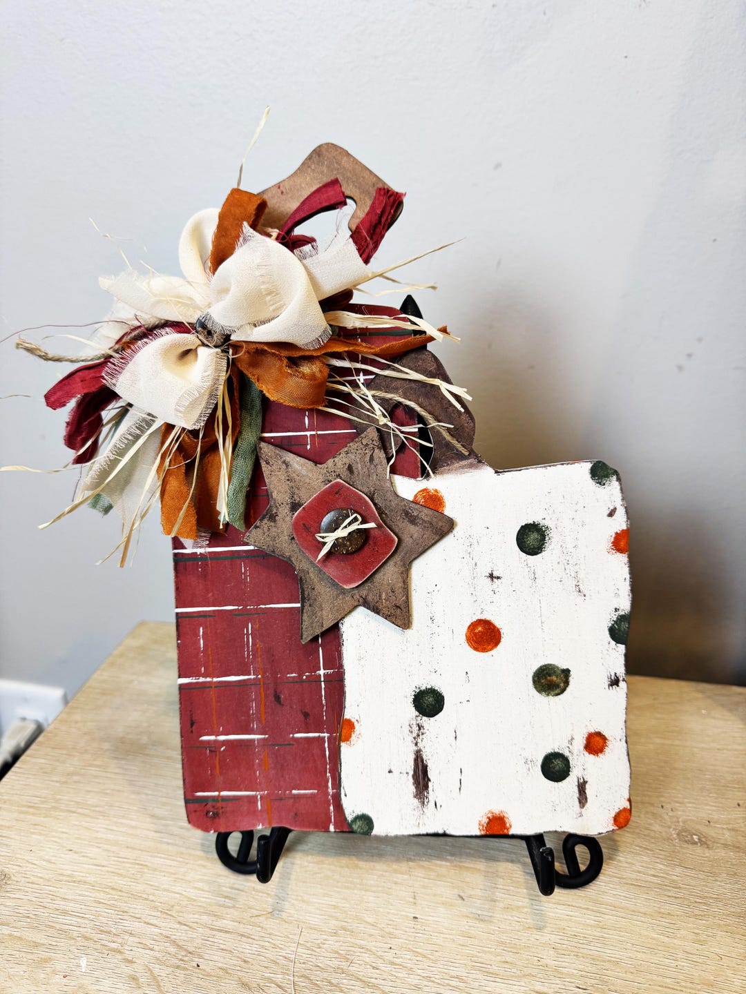 Wonky Pumpkins Cutting Board Set | Primitive Fall Shelf Sitter Decor ...