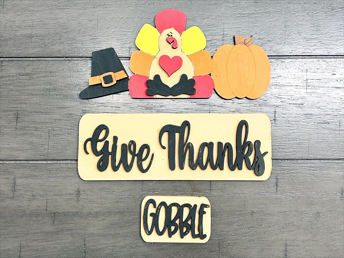 Thanksgiving Turkey Add-on | Fall Harvest Insert for Truck, Breadboard ...