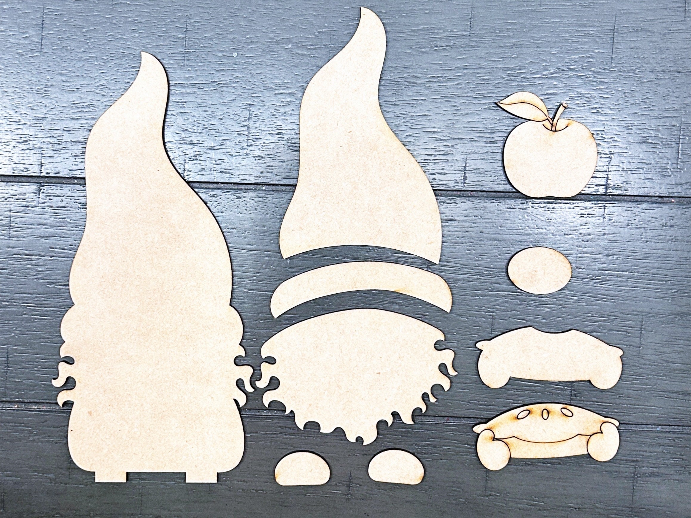 Fall Gnomes Shelf Sitter Wood Cutouts Unfinished DIY Craft Kit - Etsy