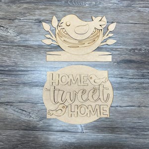 Porch Leaner - Summer Birdhouse Add-on Kit - Interchangeable - Welcome ...