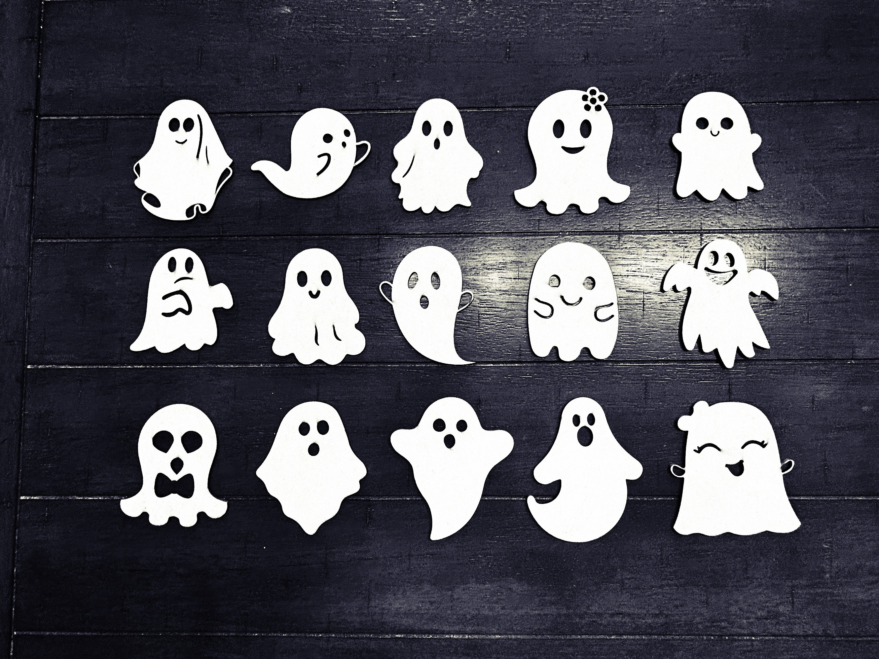 Halloween Ghost Wood Cutouts Unfinished Wood Cutouts DIY Craft Kit - Etsy