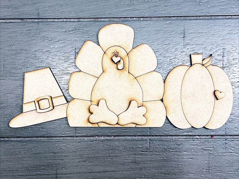 Thanksgiving Turkey Add-on | Fall Harvest Insert for Truck, Breadboard ...