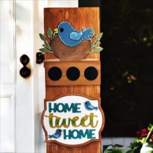 Porch Leaner - Summer Birdhouse Add-on Kit - Interchangeable - Welcome ...