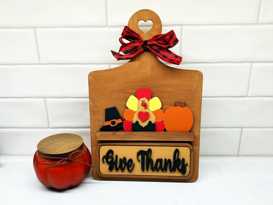 Thanksgiving Turkey Add-on | Fall Harvest Insert for Truck, Breadboard ...