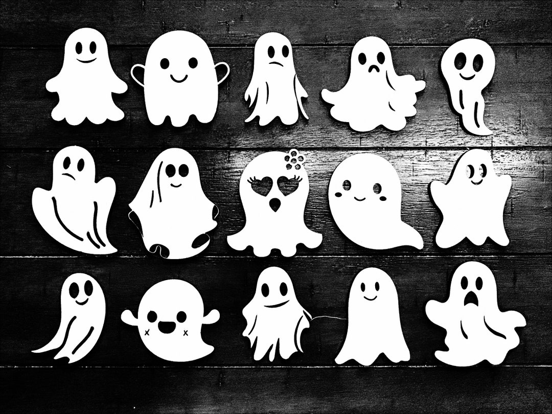Halloween Ghost - Wood Cutouts - Unfinished Wood Cutouts - DIY Craft ...