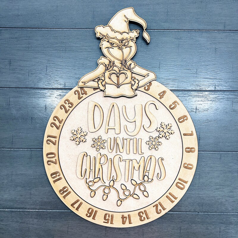 Grinch Countdown - Etsy