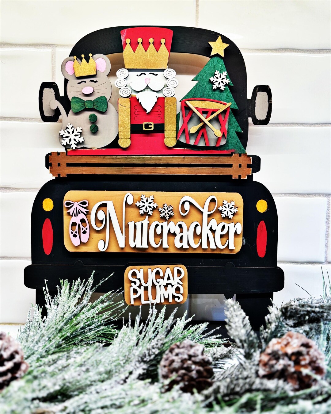 Nutcracker Christmas Add-on | Holiday Insert for Truck, Breadboard ...