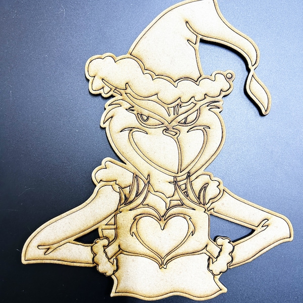 Grinch Cutout - Etsy