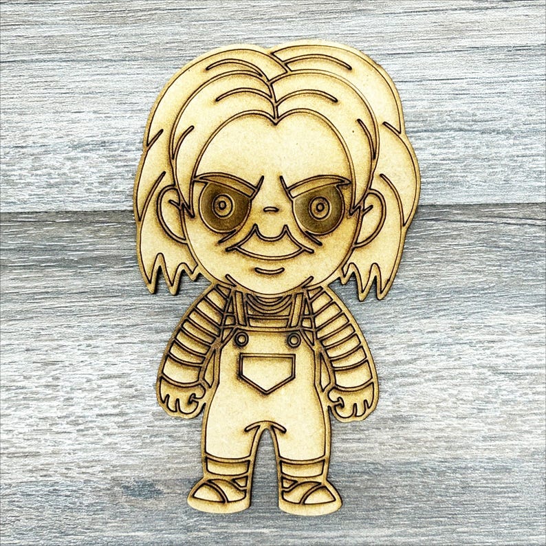 Scary Movie Villains Wood Cutouts | Horror Icons for Halloween Wreaths ...